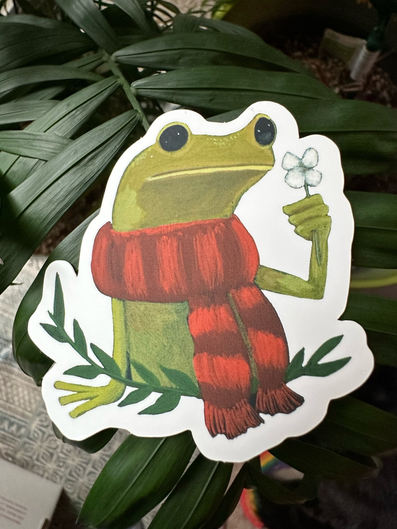 Timothy the Frog - Vinyl Sticker | Gradient Art Gallery