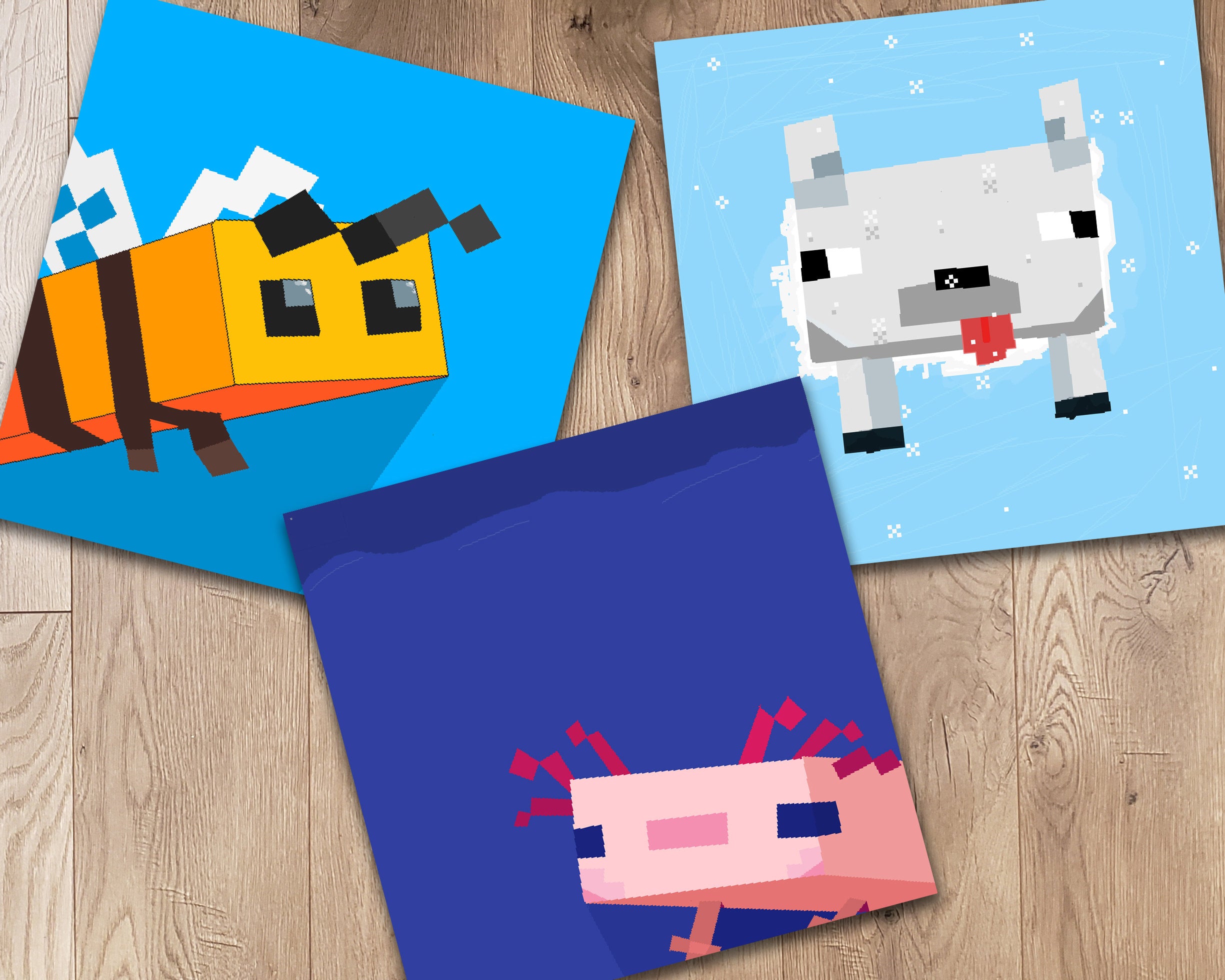 Minecraft Mob Poster | Gradient Art Gallery